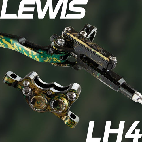 Lewis Tech LH4 Axial Cylinder 4 Pistons Hydraulic Disc Brake – REVRides