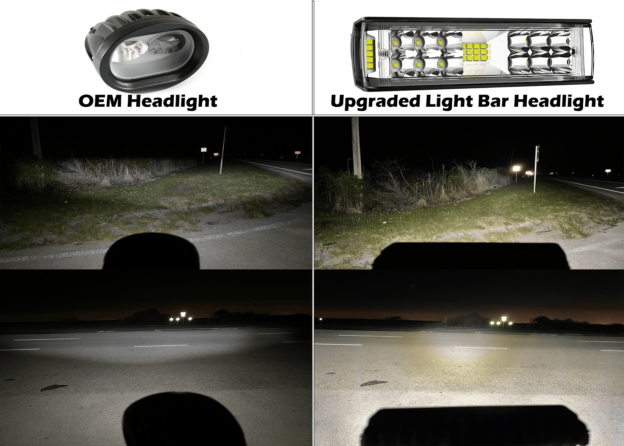GritShift Blinder LED Light Bar Headlight – REVRides