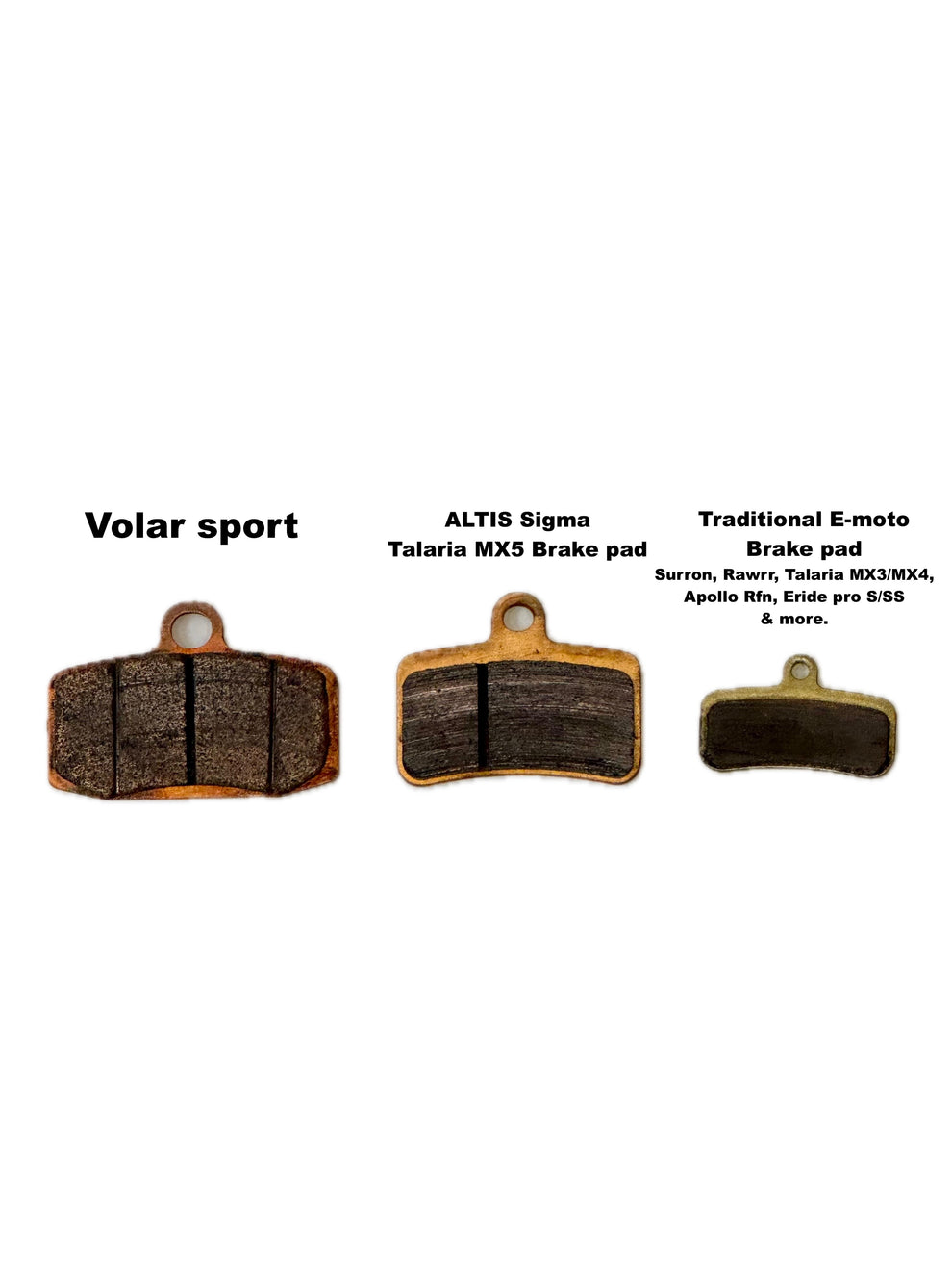 Volar Sport | Brake pads For 4 piston 85MM Volar sport brakes – REVRides