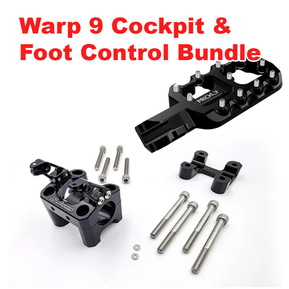 Warp 9 Cockpit & Foot Control Bundle | By Warp 9 Racing & Prickly Moto ...