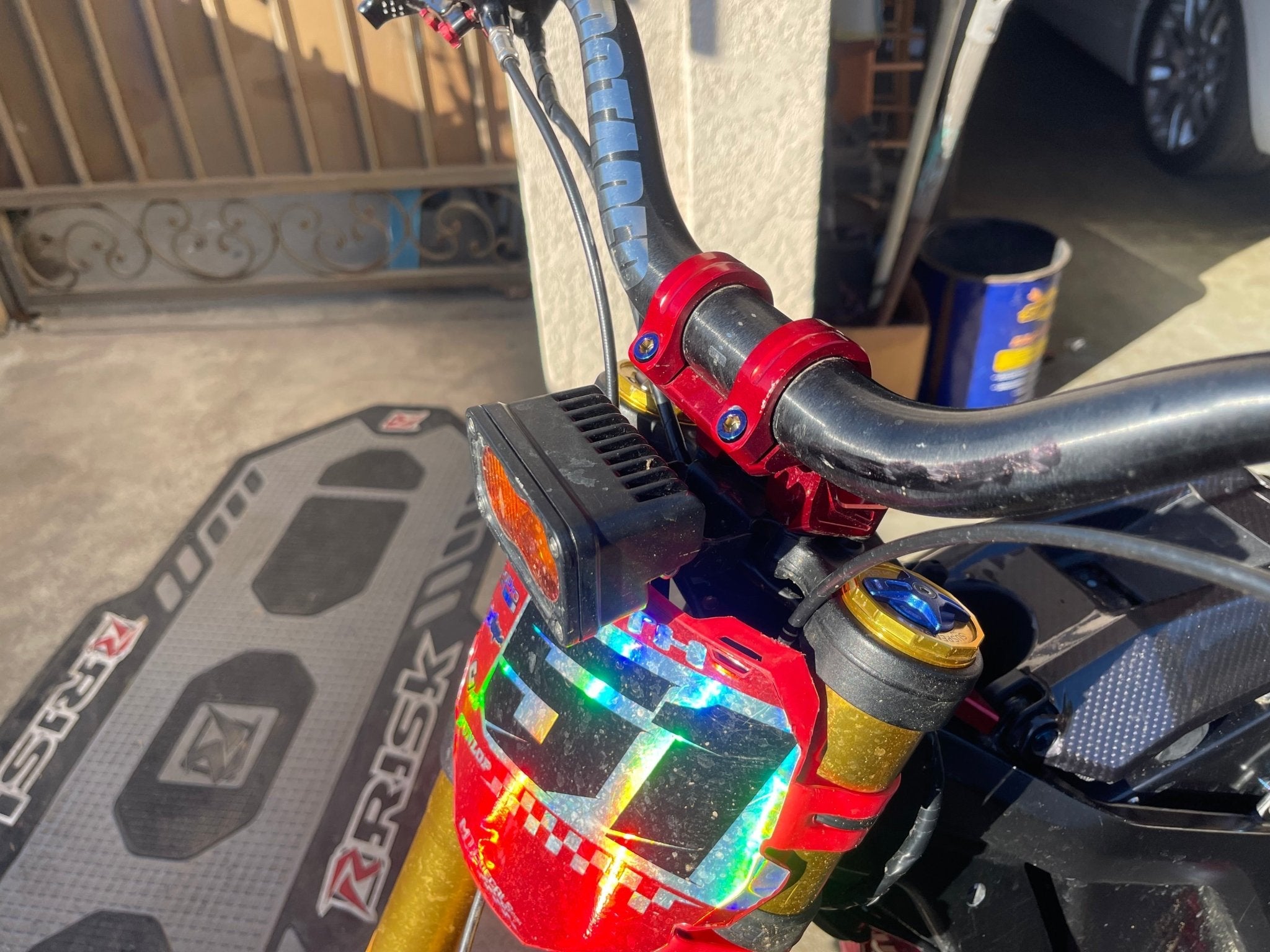 Custom Titanium Direct Mount Stem Bolt Kit for Surron, Eride pro, Tala ...