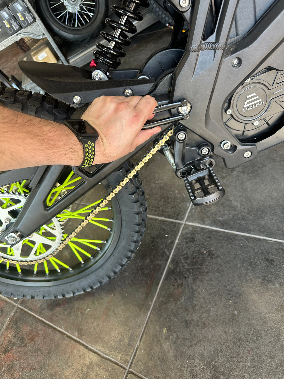 Adjustable Jackshaft Tool for E Ride Pro, Sur-Ron Electric Dirt Bike ...