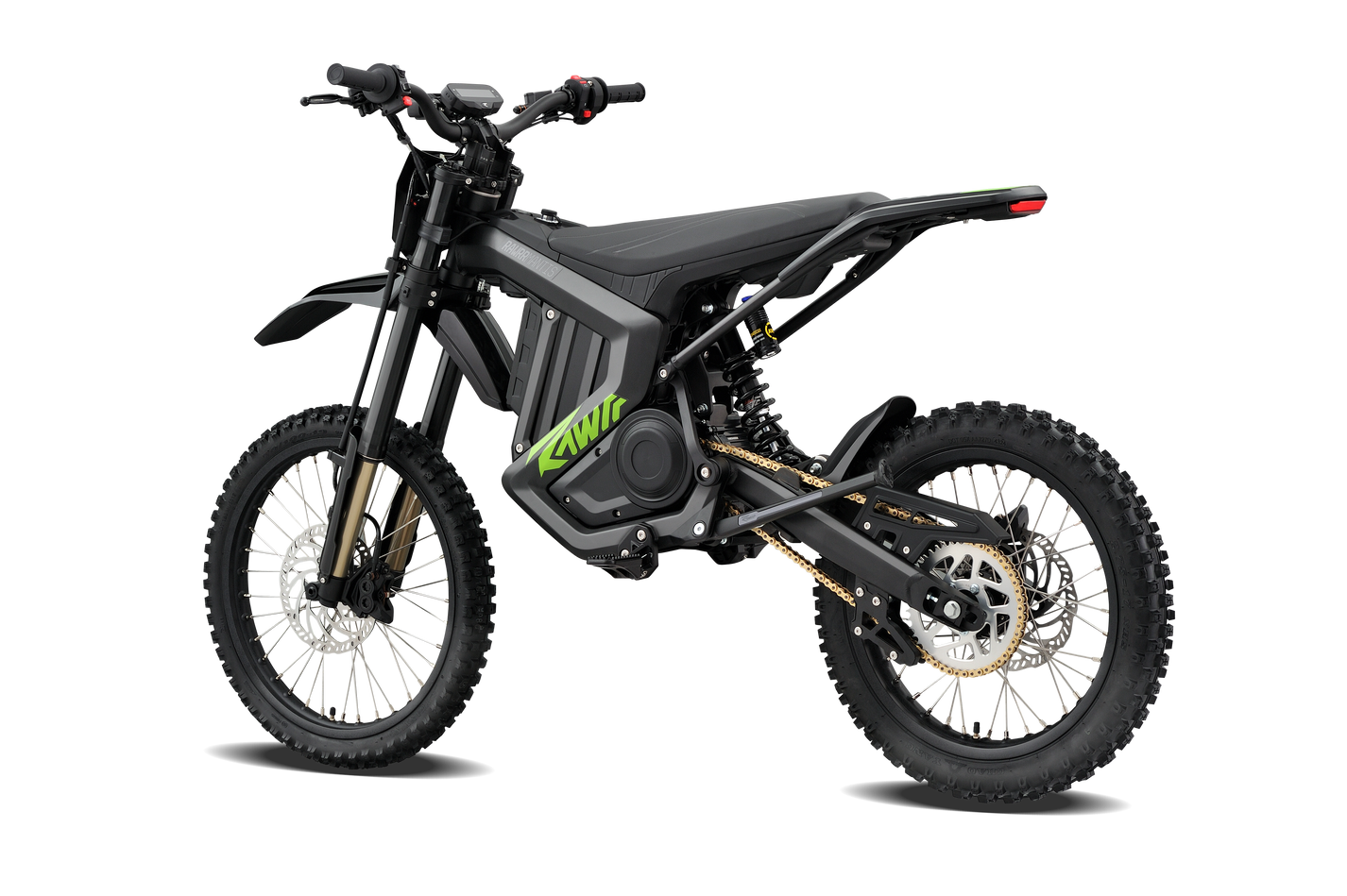 RAWRR Mantis X PRO | 72V 35AH 15KW 65MPH | Off-Road Electric Dirt Bike – REVRides